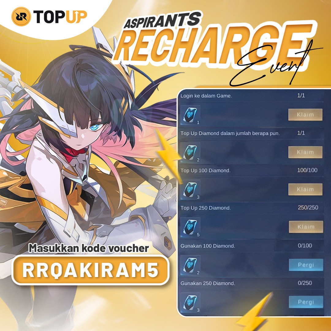 Event Aspirants Unite Mobile Legends Kembali, RRQ Topup Berikan Promo ...