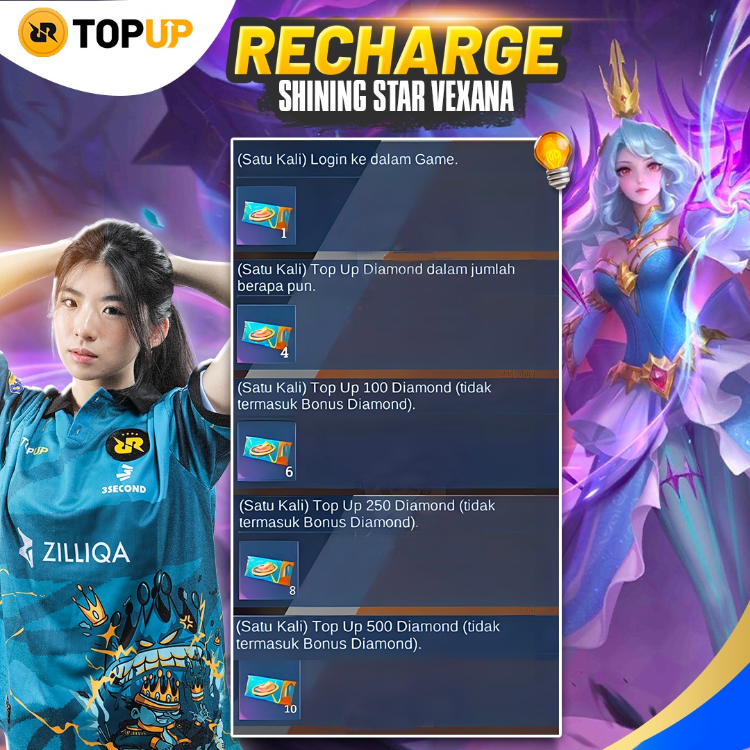 Premium Supply Shining Star Vexana Mobile Legends