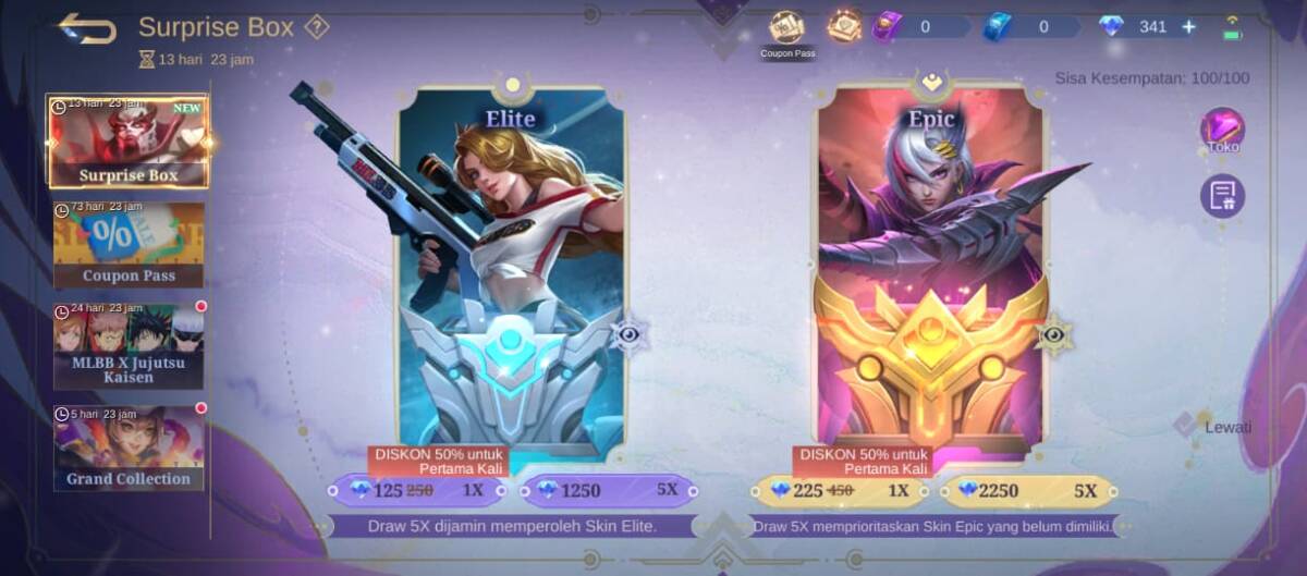 Event Surprise Box Mobile Legends Juni 2024