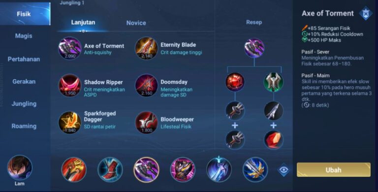 Build Lam Damage Tersakit Honor of Kings, Cepat Tumbangkan Lawan!