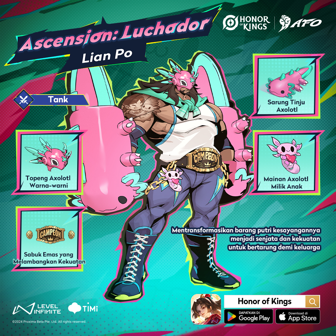 3 Skin Ascension Akan Hadir di Honor of Kings Global!