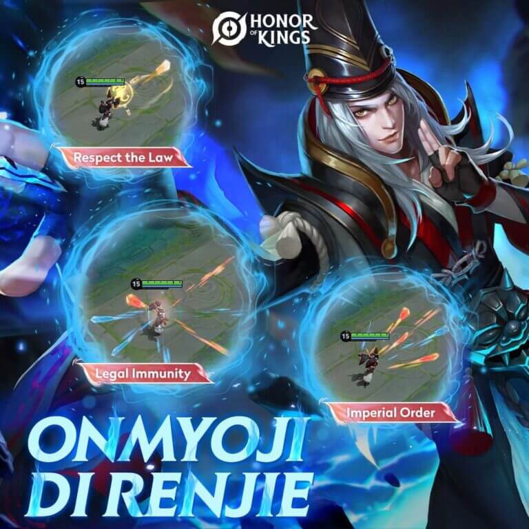 Skin Rare Onmyoji Di Renjie Telah Hadir di Honor of Kings Global!