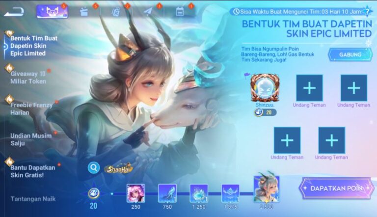 Skin Shan Hai Waves Yaria Gratis, Begini Cara Mendapatkannya!