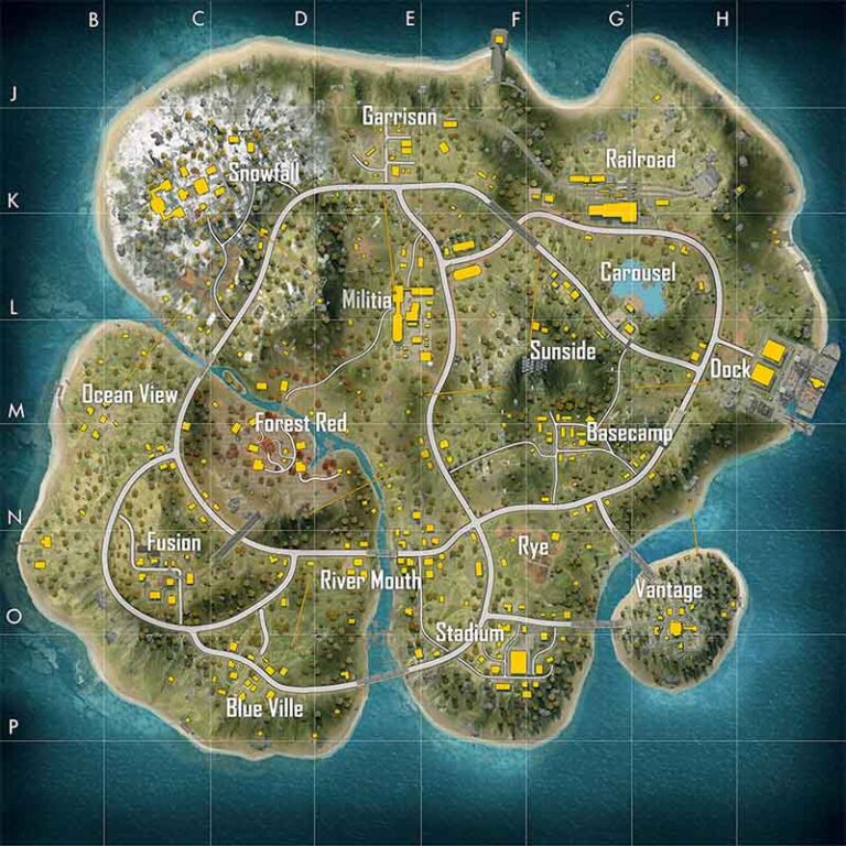 Drop Zone di Map Alpine Free Fire yang Direkomendasikan
