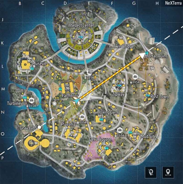 Rekomendasi Drop Zone di Map Nexterra Free Fire