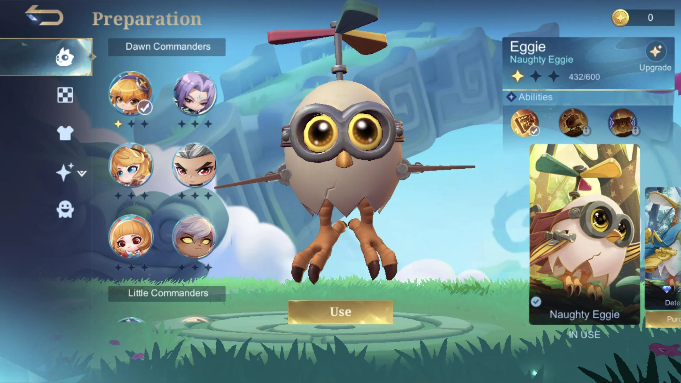 Guide Commander Eggie di Magic Chess Go Go